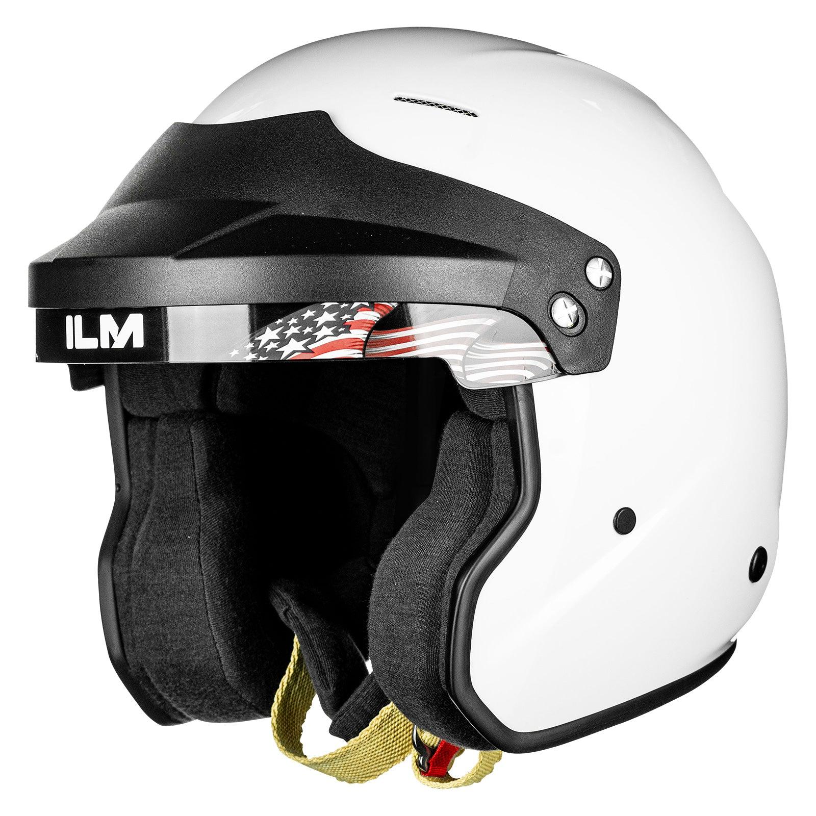 ILM Snell SA2020 Open Face Auto Racing Helmet Model R85