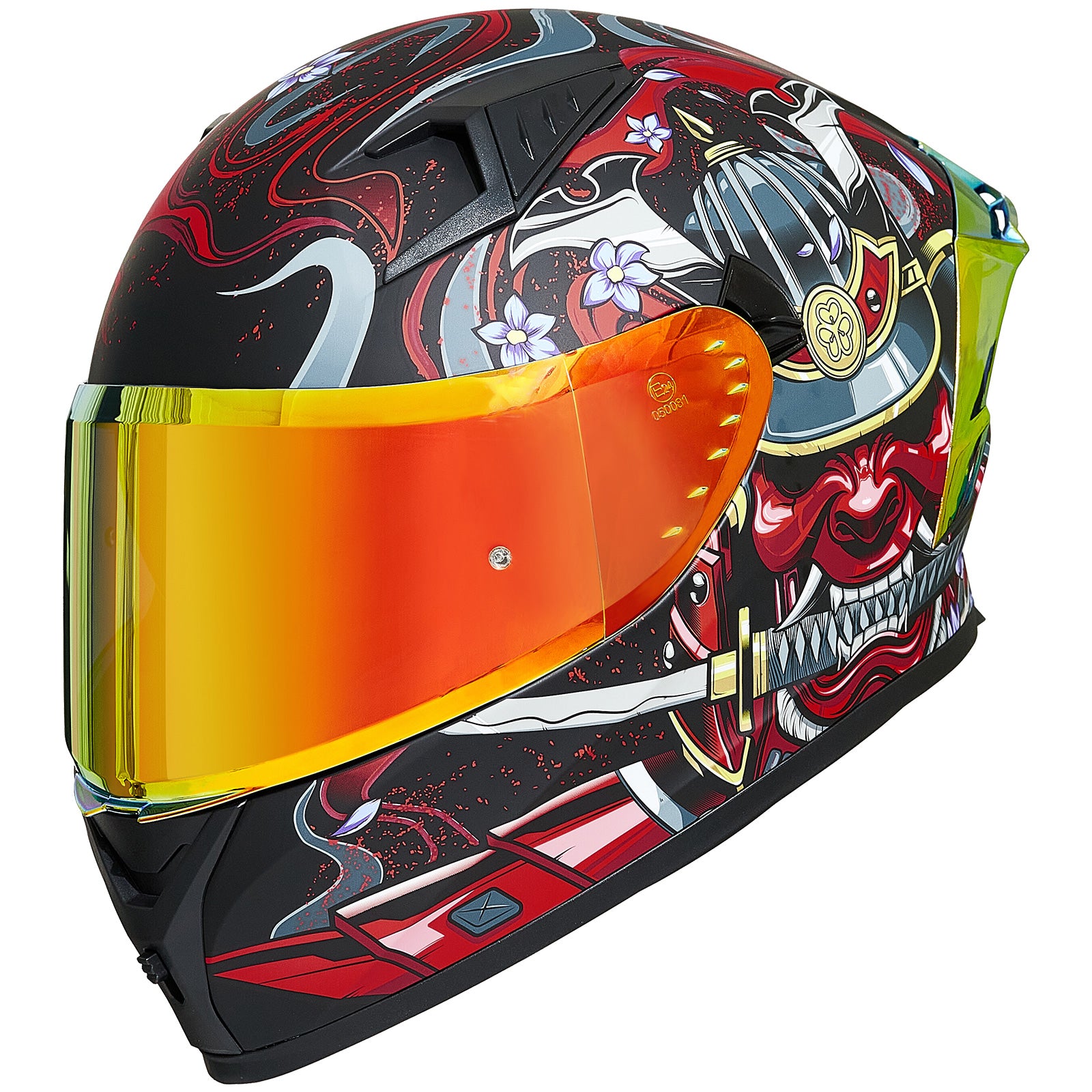 Red Motorcycle Helmet